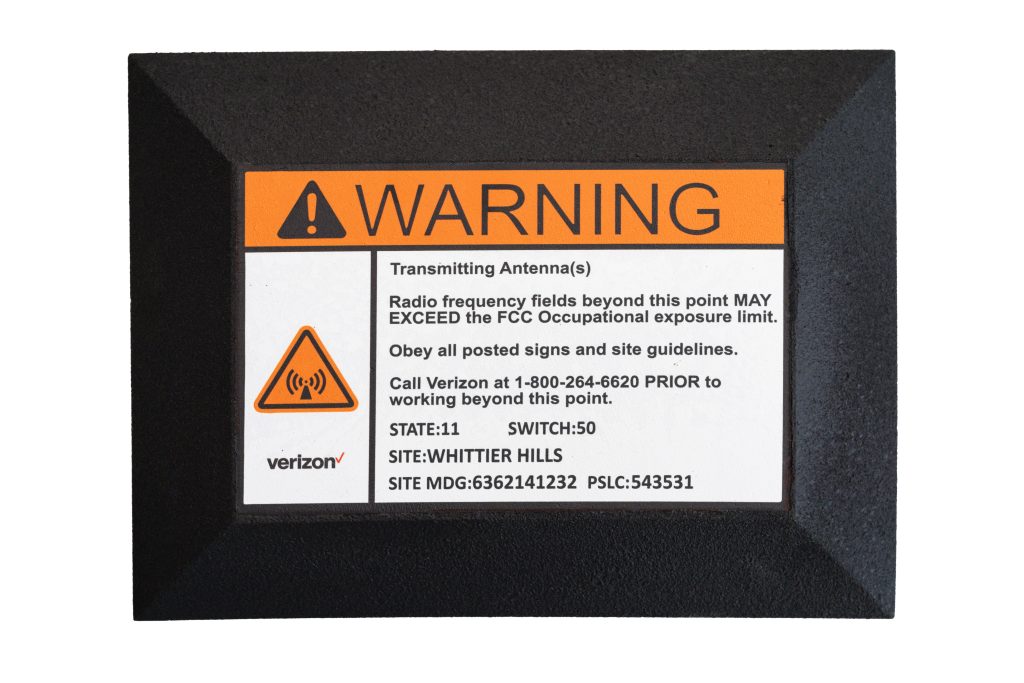 Warning Safety Marker – Rubber – Upright Sign