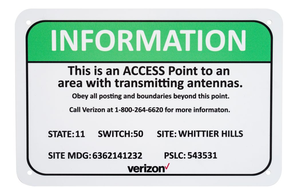 Information Sign 12″x8″ – Upright Sign
